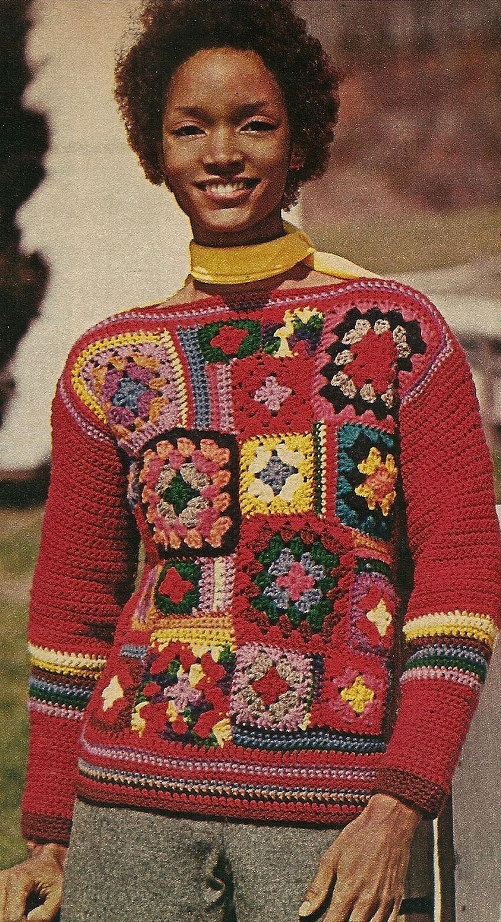 Vintage Crochet Granny Square Patterns 1970's***pdf Instant Digital ...
