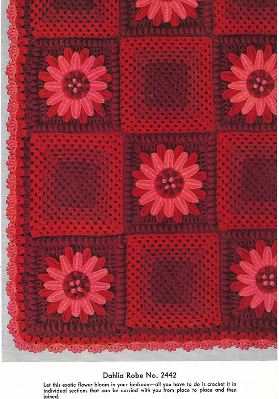 Vintage Crochet/Knit Afghan Patterns 1930's PDF digital | Etsy