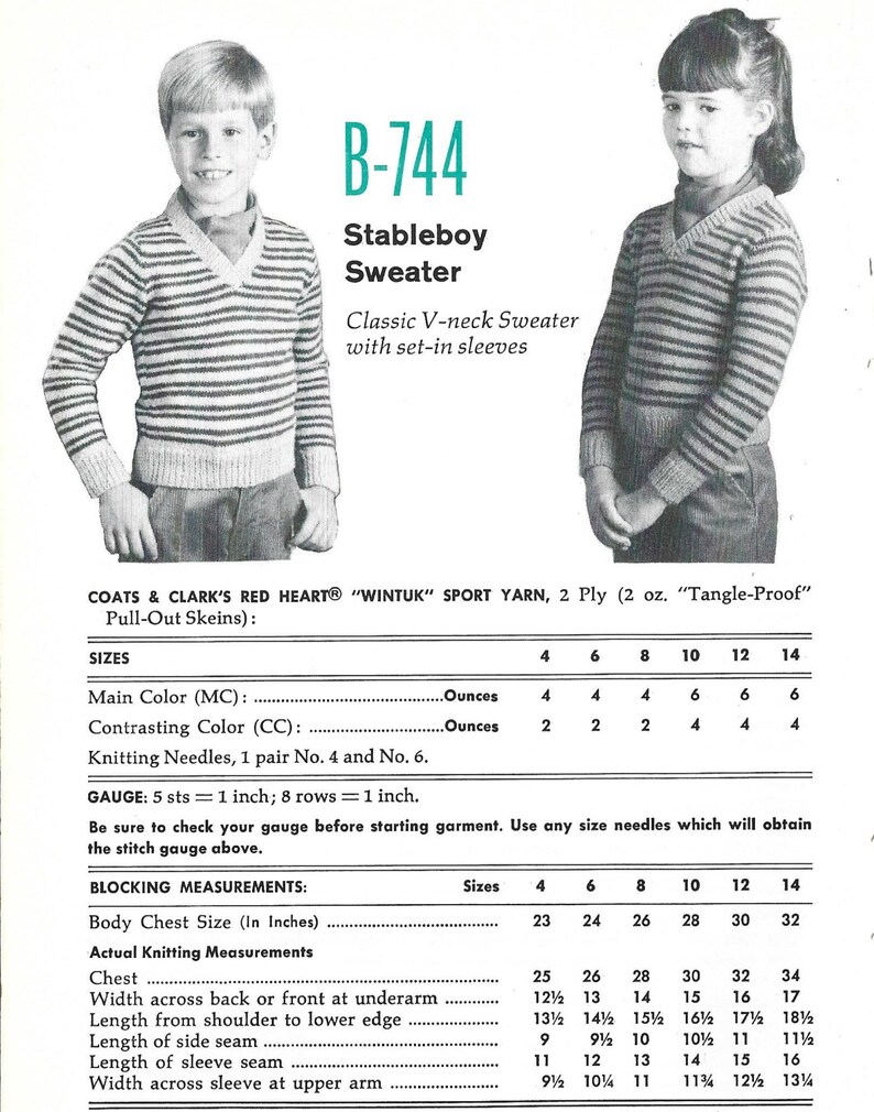 Vintage Knit and Crochet Patterns: 1970s Cardigans, Sweaters (PDF ...