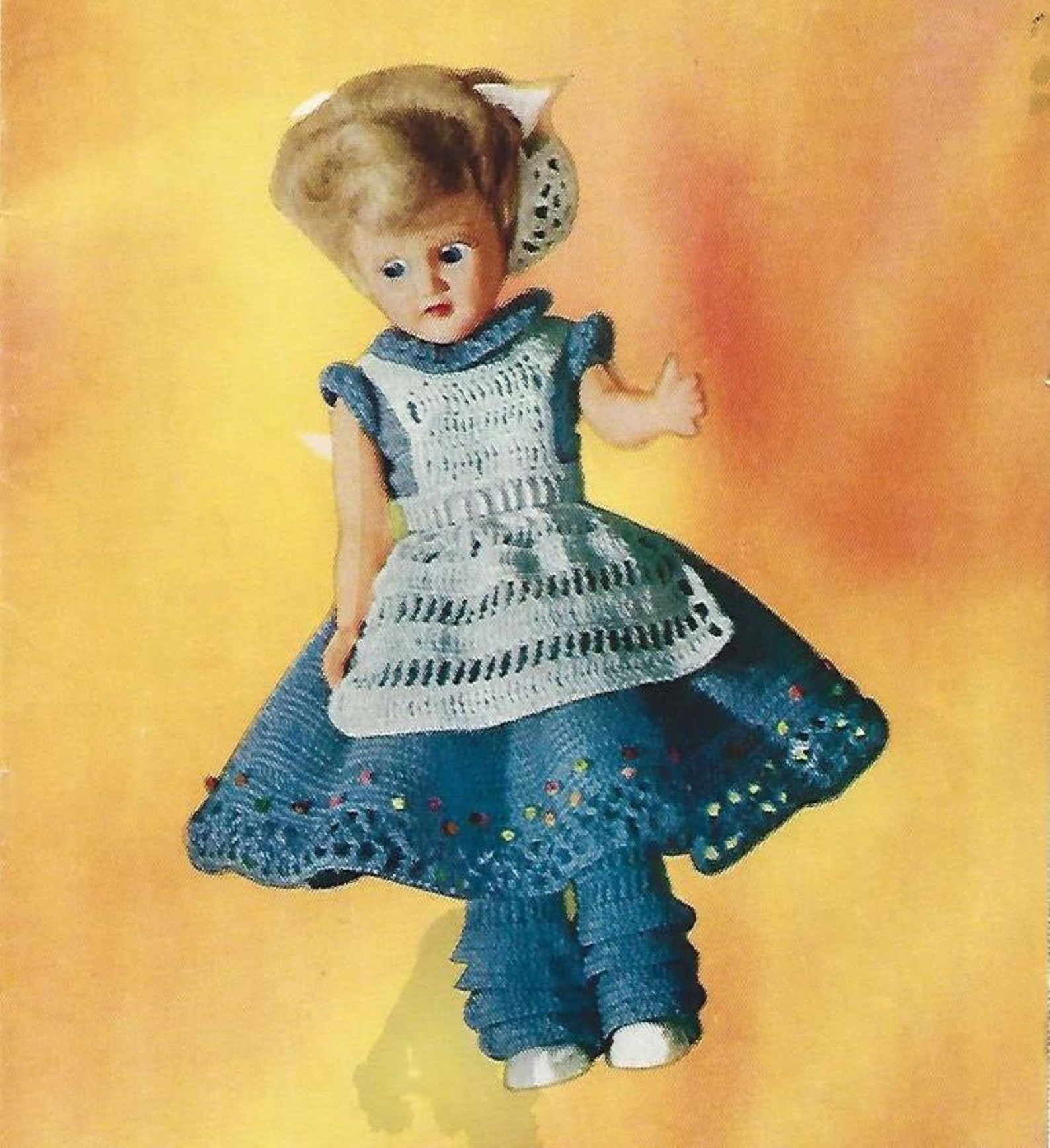Vintage Doll Costume Crochet Patterns From 1951 PDF Instant Digital ...