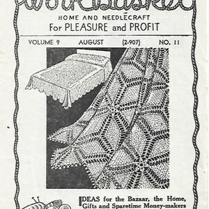 Vintage 1940s the Work Basket Patterns (*PDF Instant Digital Download ...