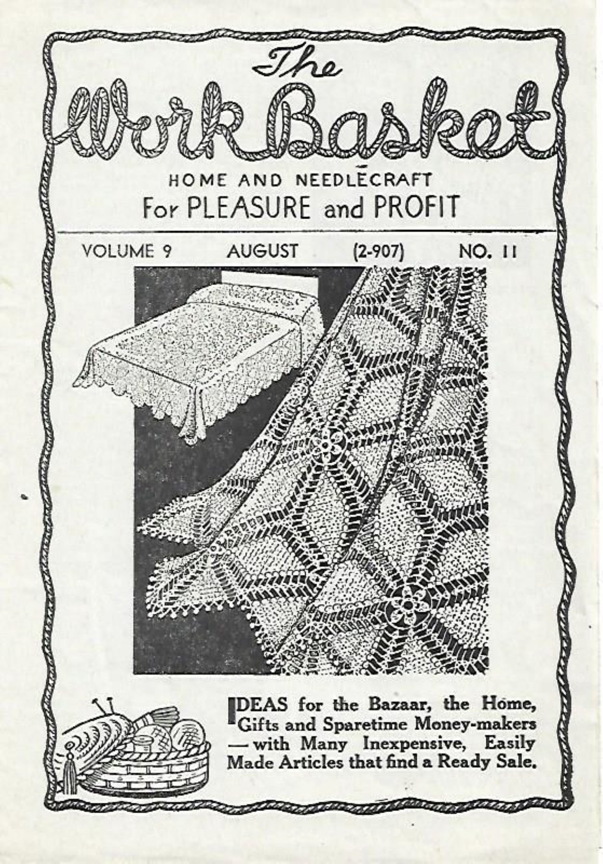 Vintage 1940s the Work Basket Patterns PDF Instant Digital Download ...