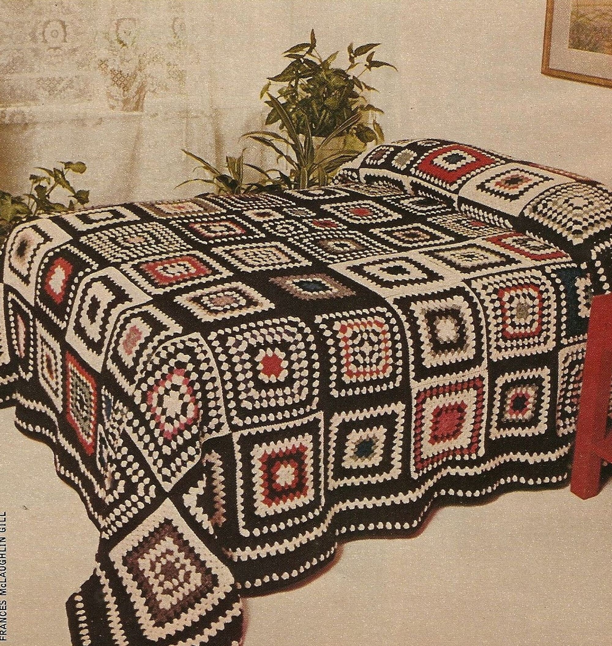 Vintage Crochet Granny Square Patterns 1970's***pdf Instant Digital ...