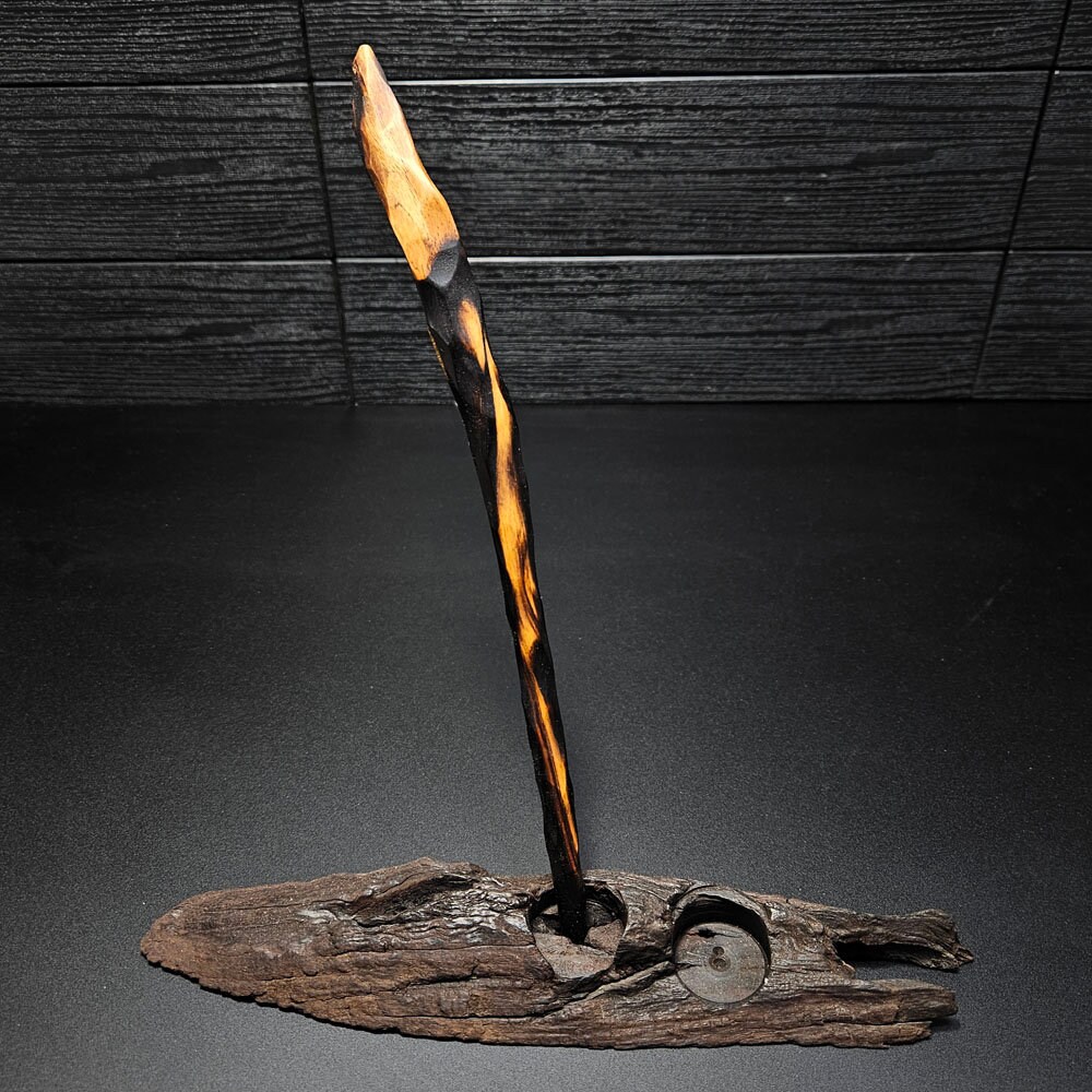 Holy Tree African Mpingo Blackwood Two-tone Long Hairpin - Etsy