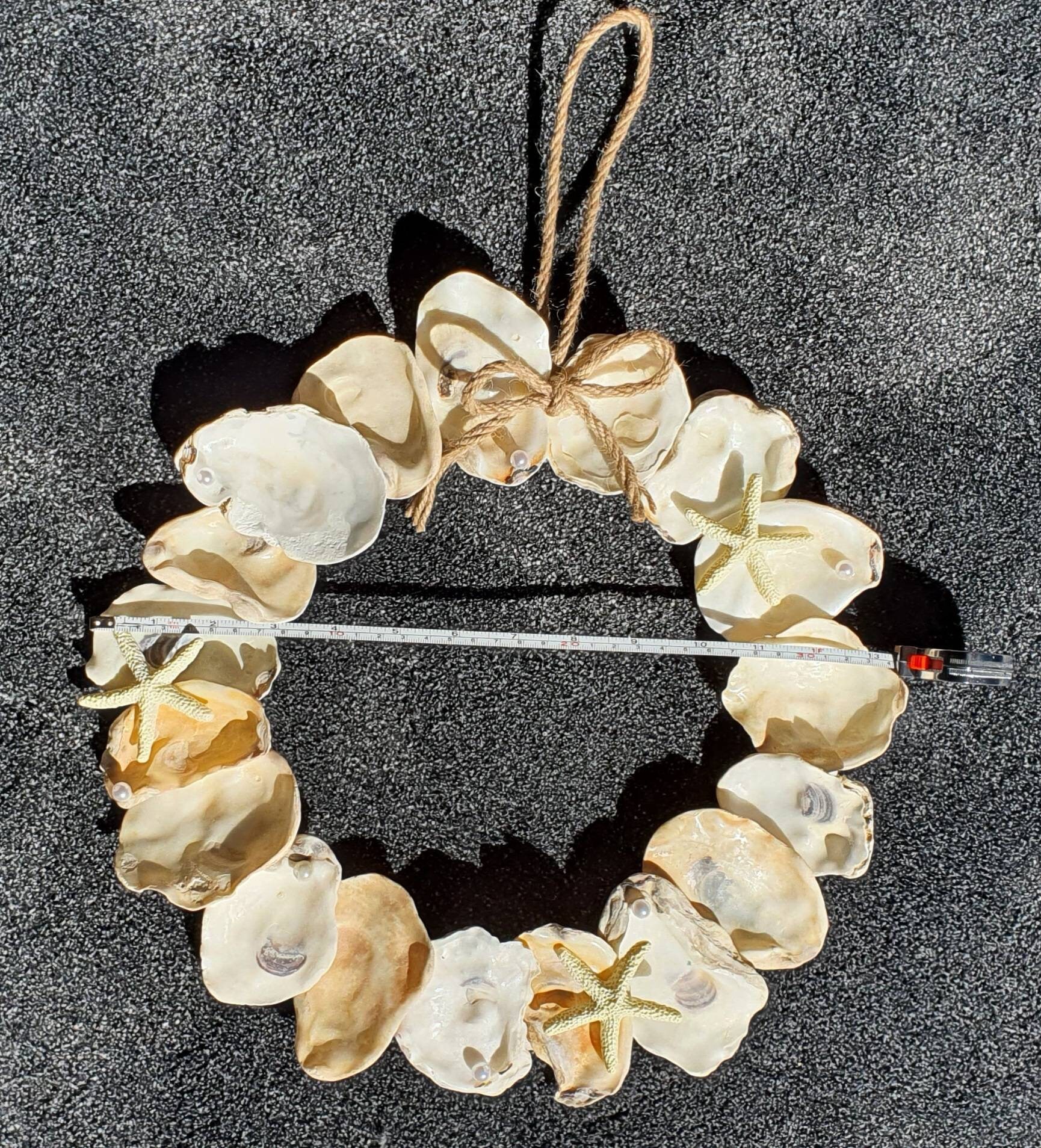 Oyster Shell Wreath, Whitstable Oyster,wall Hanging Wreath, Shell ...