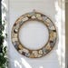 12" Beach Pottery Wreath With Hemp Rope Finish - Etsy