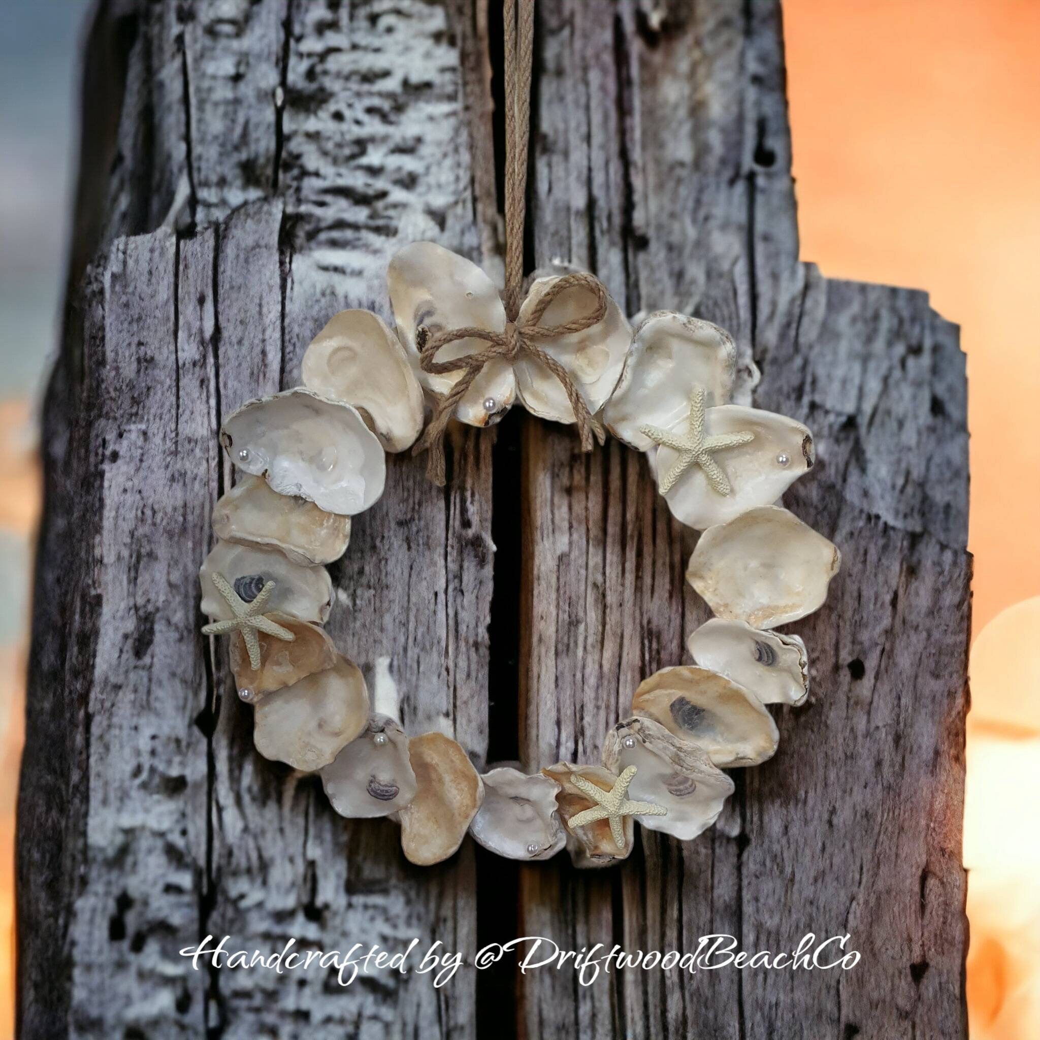 Oyster Shell Wreath, Whitstable Oyster,wall Hanging Wreath, Shell ...