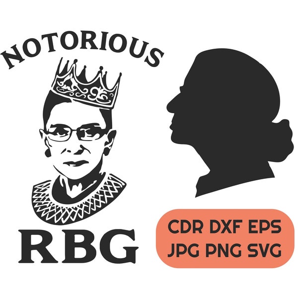 Rbg Svg - Etsy
