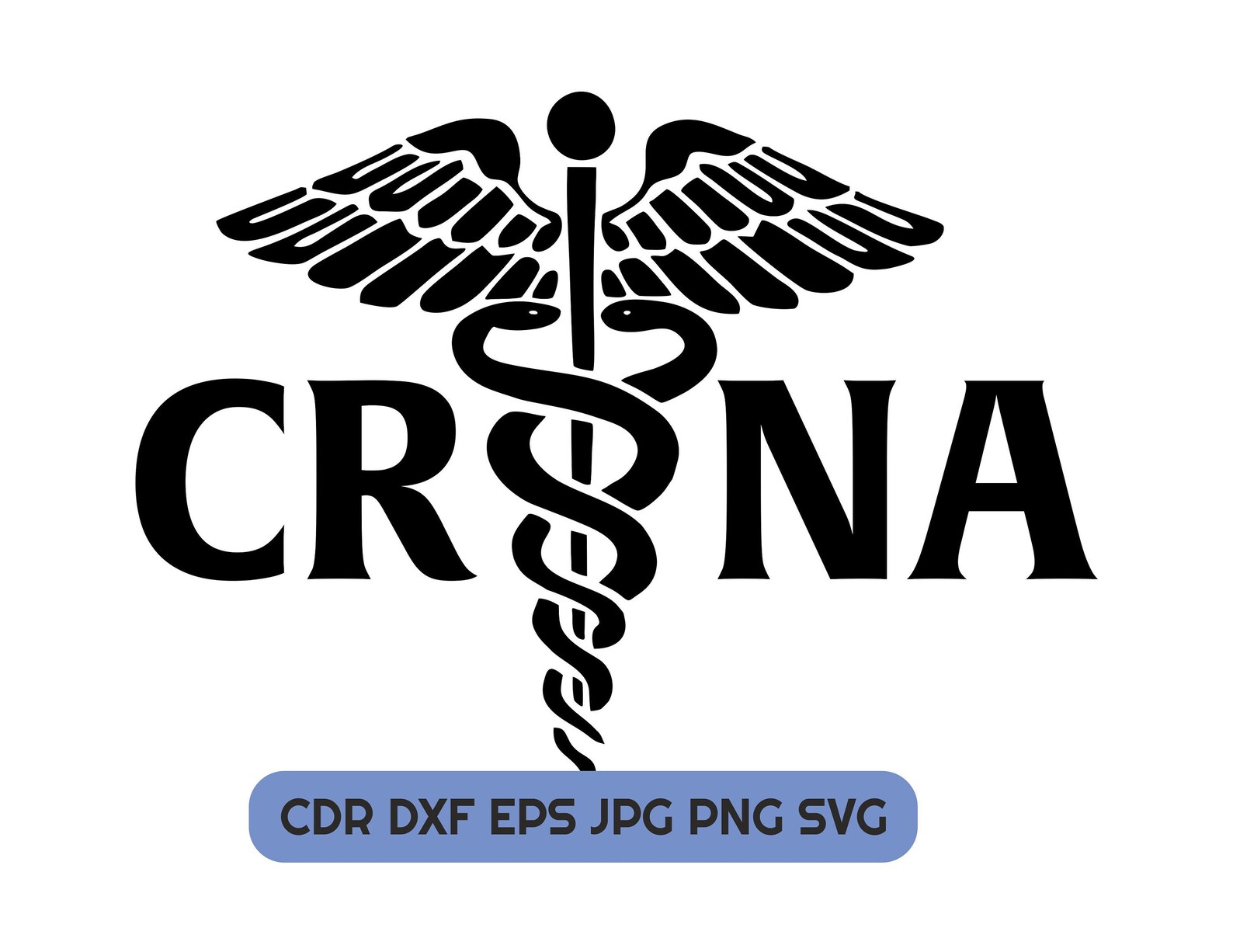 Crna Svg Cut File Instant Download Nurse Anesthetist Clipart - Etsy