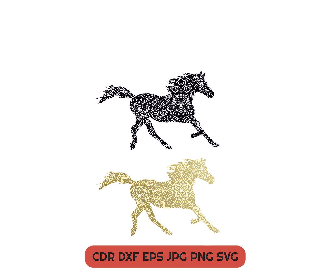 Vector horse svg Horse love print instant download Dxf cut | Etsy