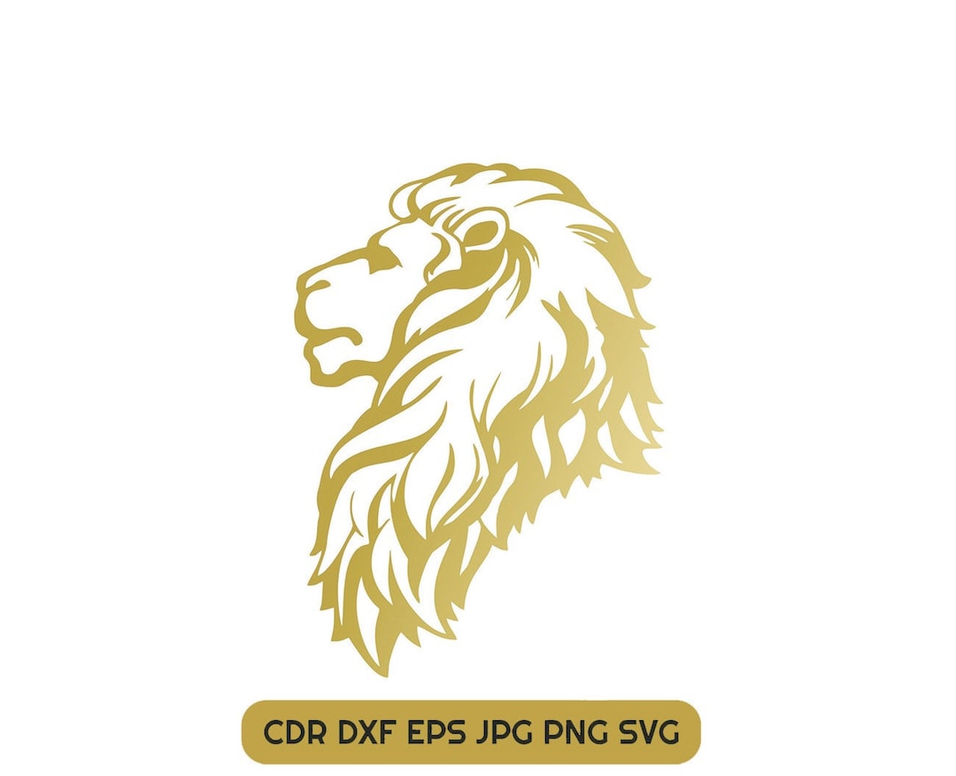 Digital Lion Svg Cut File, Instant Download Lion King Vector Silhouette ...
