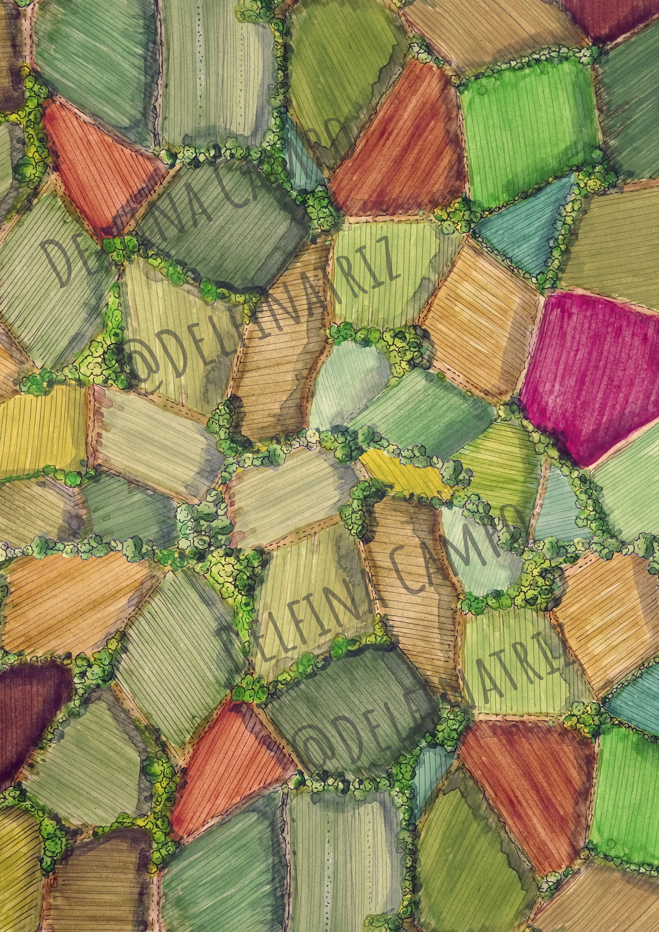 Four A3 Battle Maps, Digital Printable Battle Mats, Fields Flowers ...