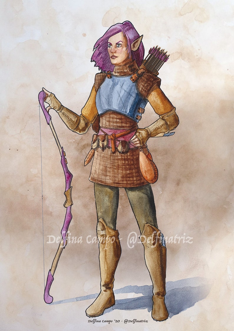 Custom Hand Drawn RPG Character Commission Digital - Etsy