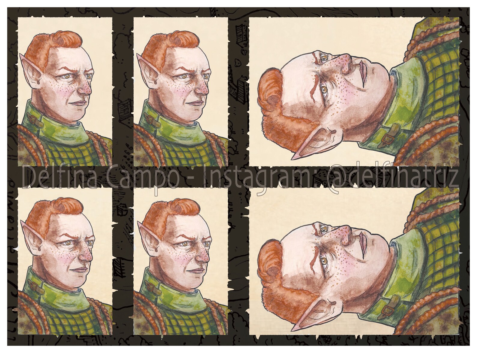 Custom Hand Drawn RPG Character Commission Digital - Etsy