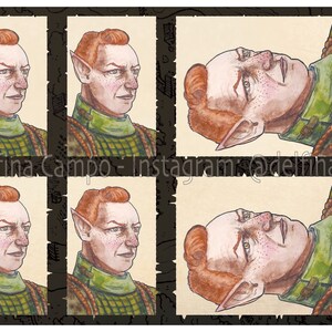 Custom Hand Drawn RPG Character Commission - Digital - Etsy