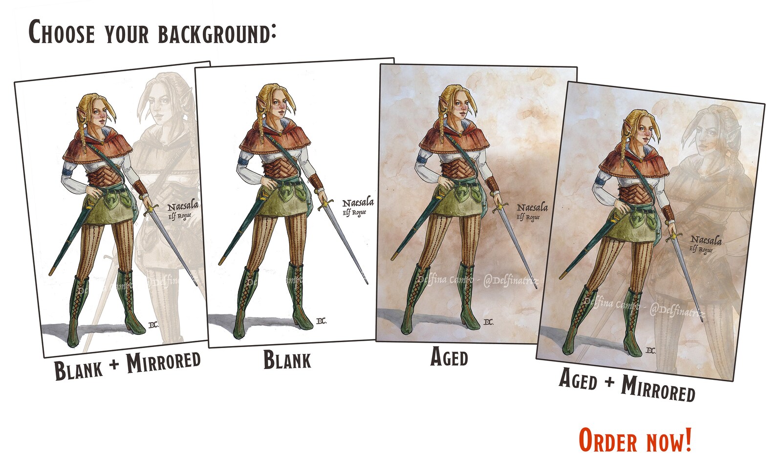 Custom Hand Drawn RPG Character Commission Digital - Etsy