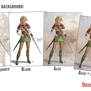 Custom Hand Drawn RPG Character Commission - Digital - Etsy