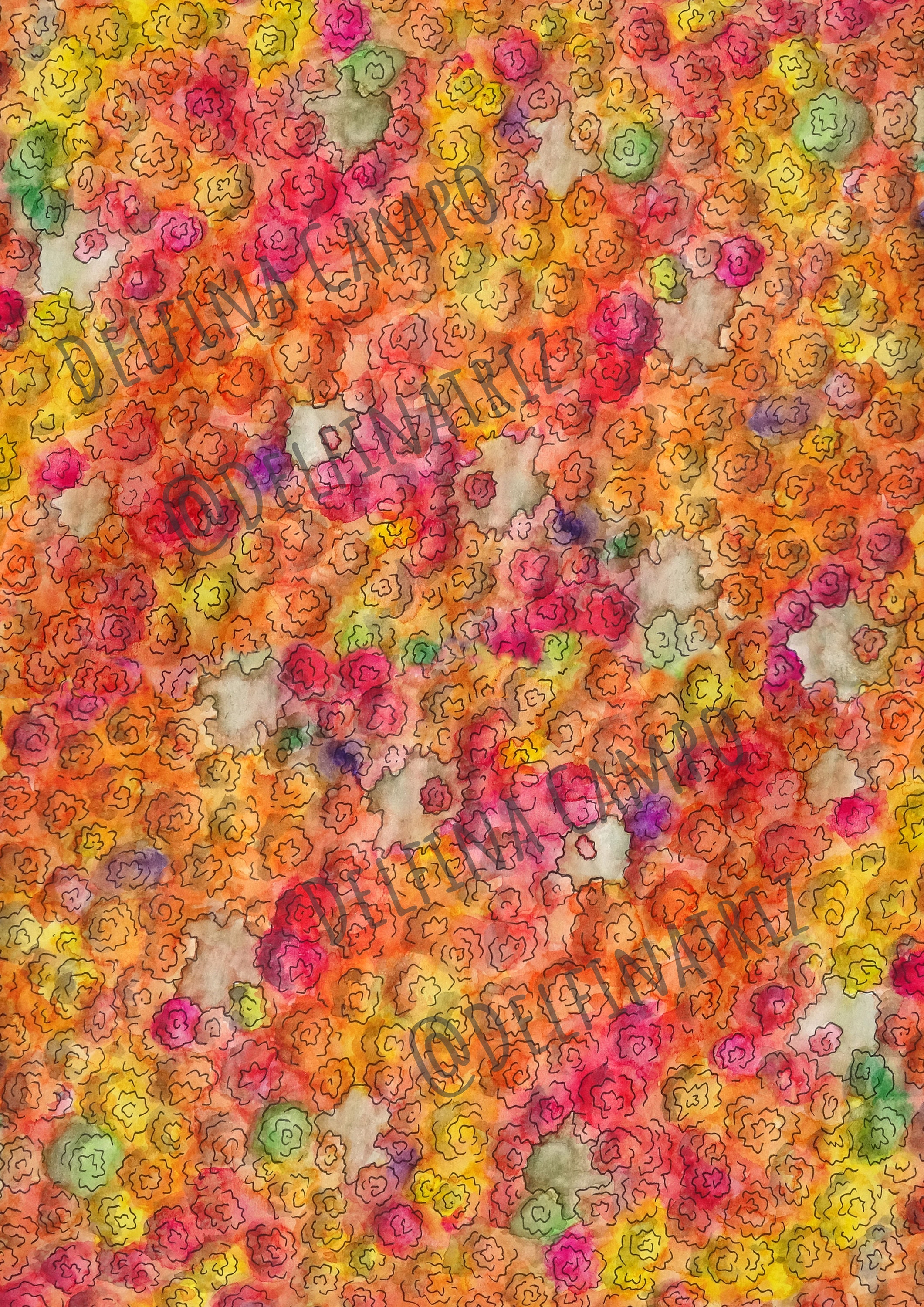 Four A3 Battle Maps, Digital Printable Battle Mats, Fields Flowers ...