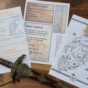One Shot Adventure for D&D 5E Printable Fantasy Adventures - Etsy