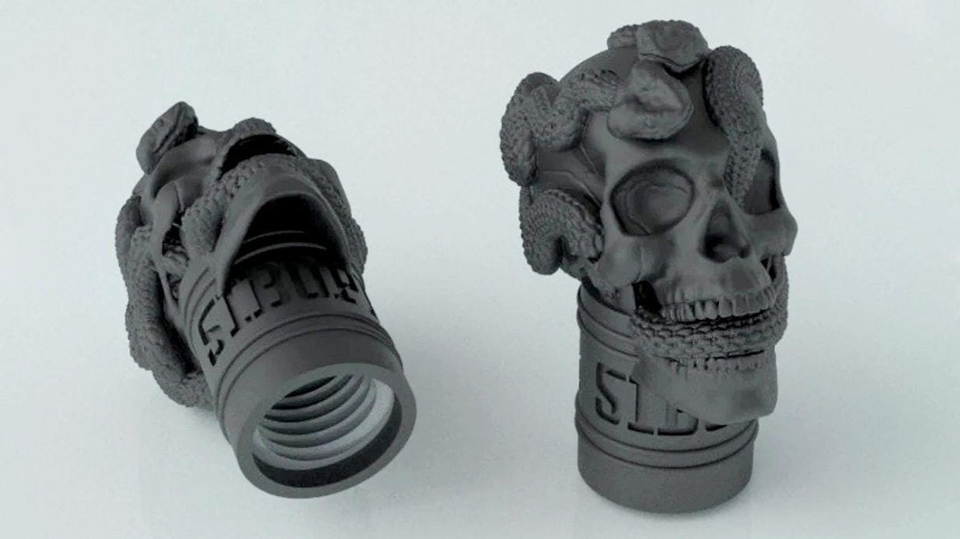 4pcs High-quality Skull Snake ABS Plastic Tire Valve Stem Caps Covers ...