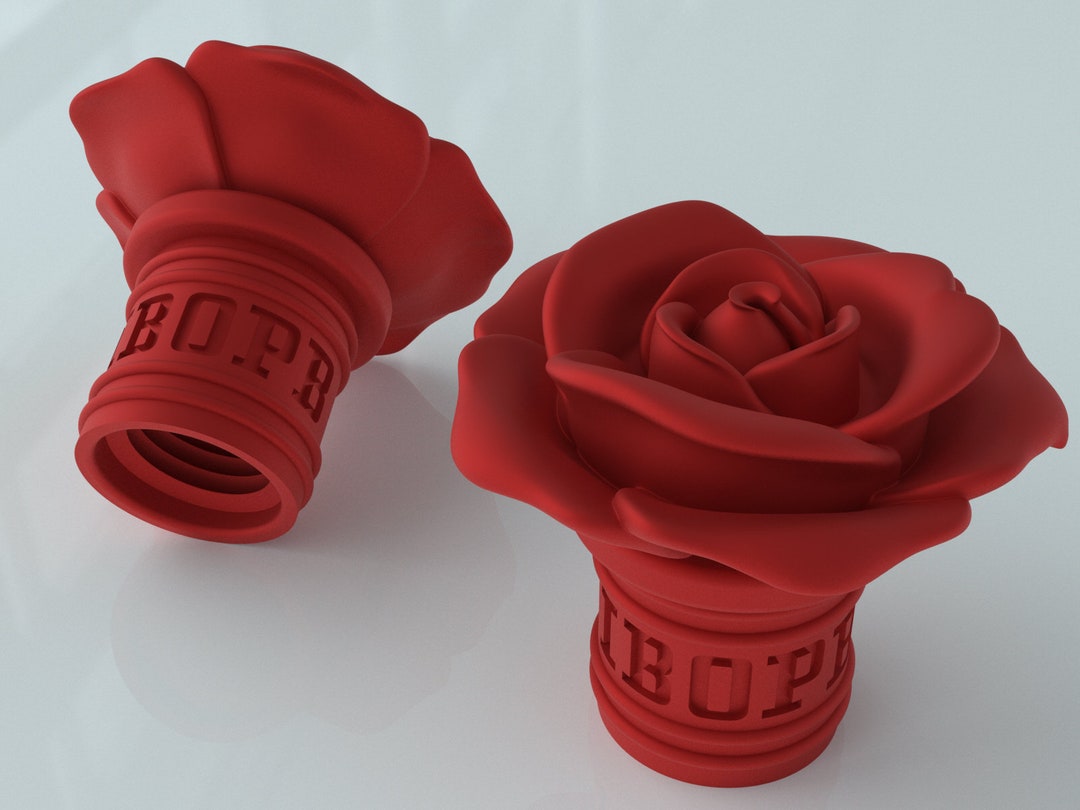 Rose Flower ABS Plastic Tire Valve Stem Caps Covers, Custom Tire Valve ...