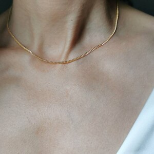Gold Chain Necklace 14k Gold Filled Elegant Chain Minimal - Etsy