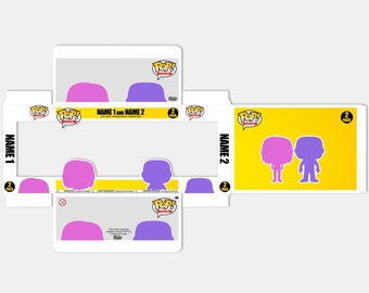 Funko Pop Box Template Photoshop - Etsy