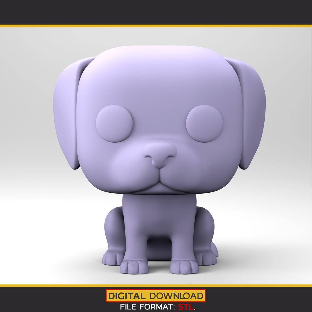 Beagle 3D Model | Pop Style Dog | STL File - Etsy