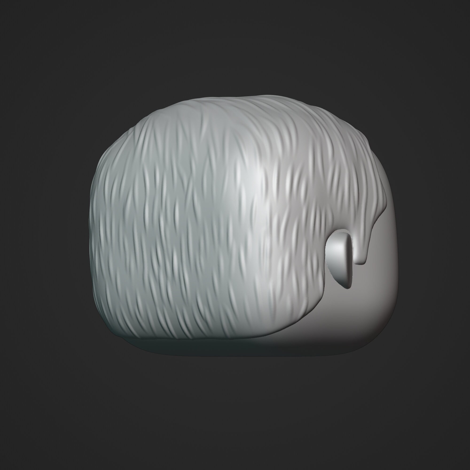 Pop Style Male Head 3D Model: Short Comb Over (STL File) - Etsy