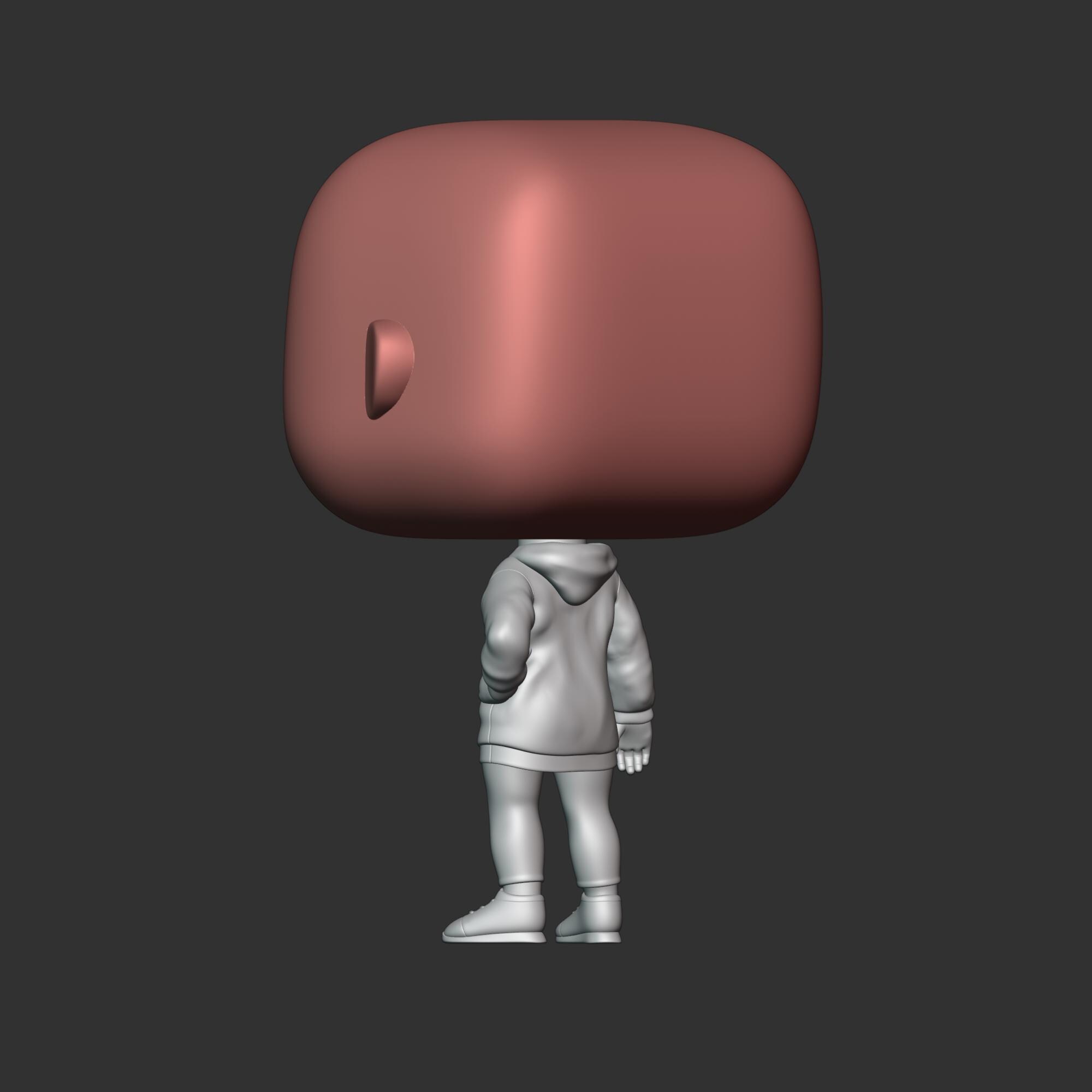 Chibi Female Body 3D Model: Hand on Hip Pose (digital .stl File) - Etsy