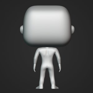 Basic Male 3D Model in a POP Style for 3D Printing. DIY Blank - Etsy ...