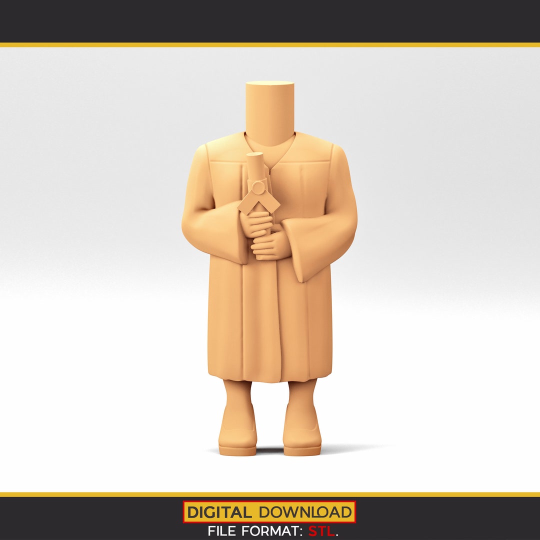 Female Graduate Body 3D Model: POP Style (digital Download) - Etsy