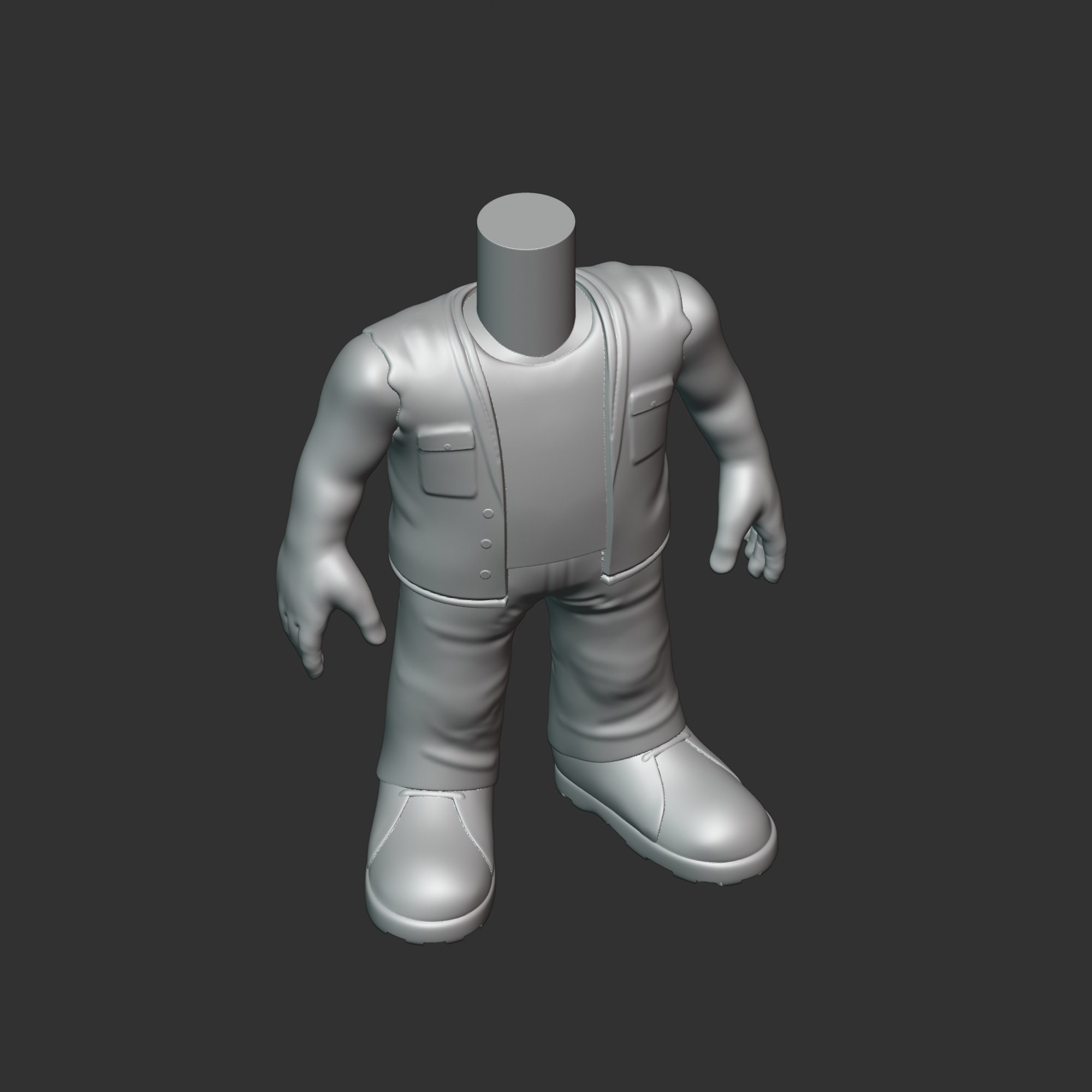 Stylized Chibi / POP Body STL | 3D Print File | MB_09 - Etsy