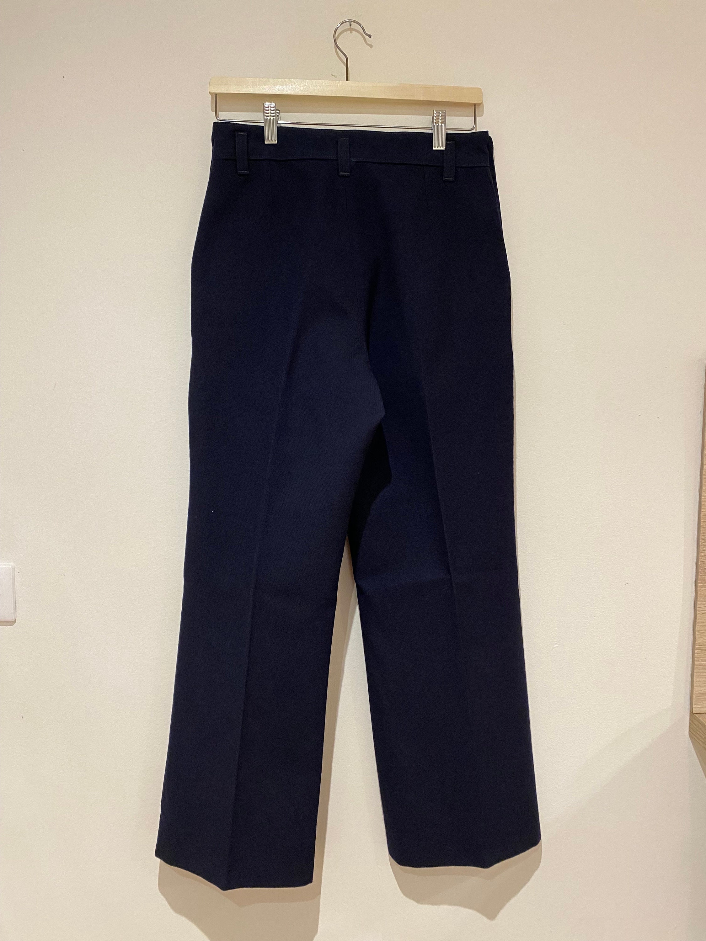 Marine Nationale Wool Bridge Sailor Pants High Waist Classic - Etsy