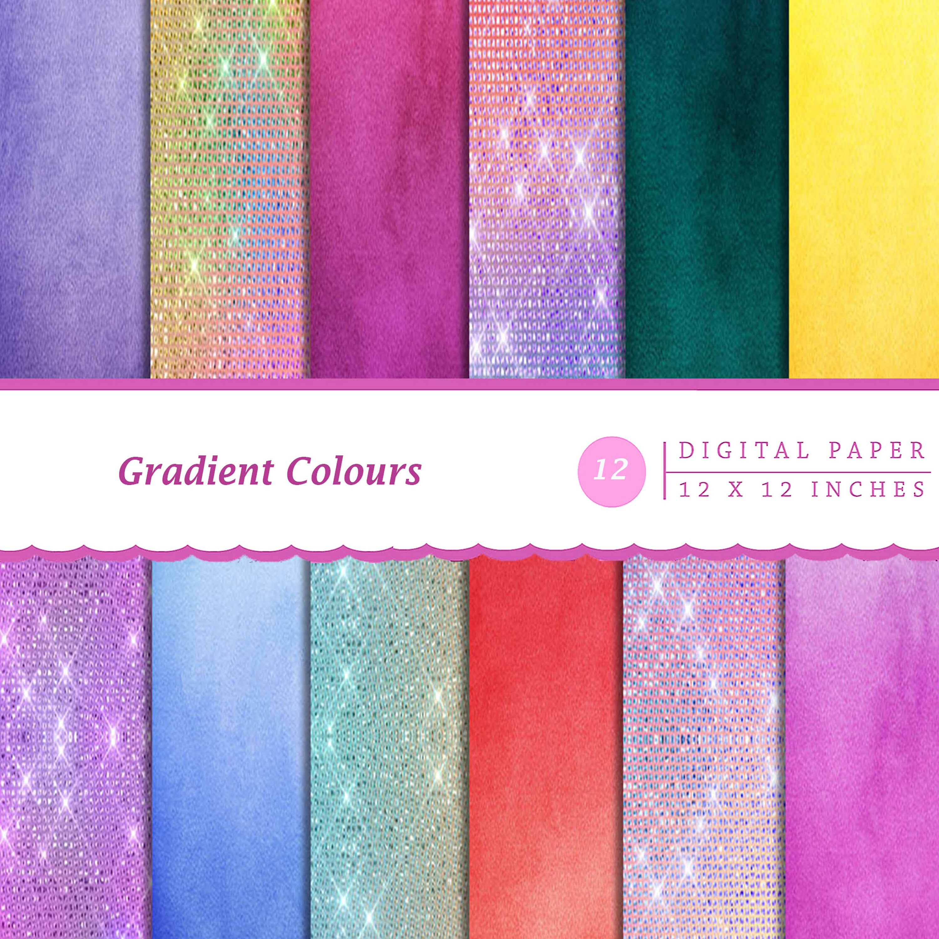 12 Digital Watercolour Fantasy Papers/printable Digital Paper ...