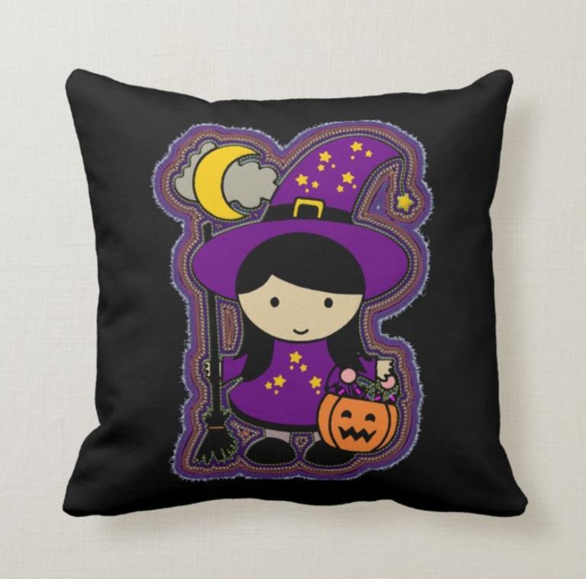 8 Embroidery Effect Halloween Clipart PNG Files /printable - Etsy