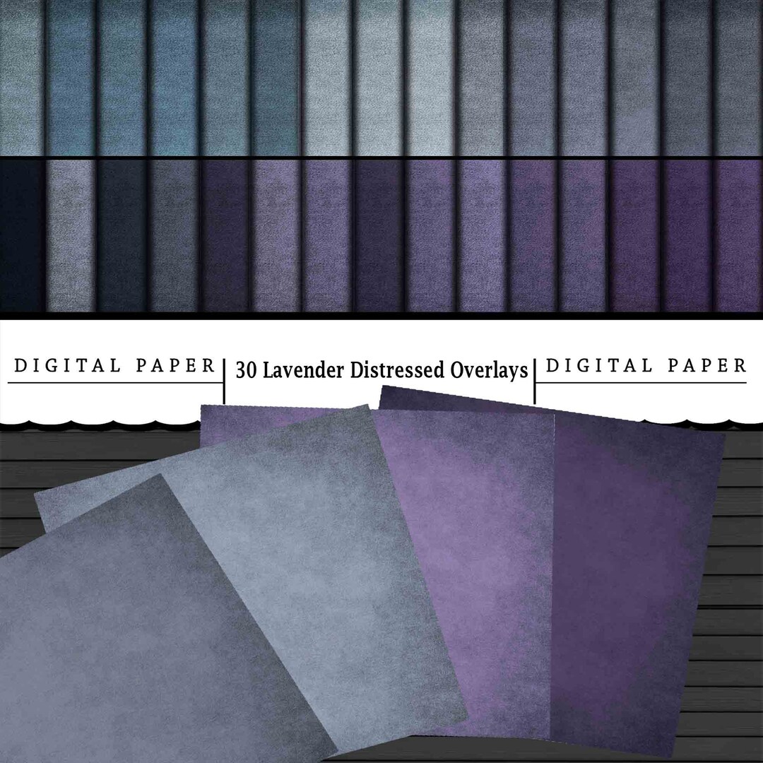 30 Lavender Distressed Overlays, Photography, Digital Scrapbooking ...
