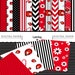12 Ladybug Digital Papers/red Ladybug Papers/insects/sweet Ladybug ...