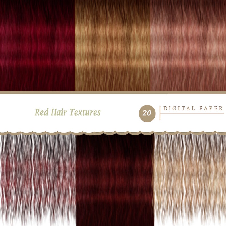 80 Wavy Hair Textures: 3D Modeling Builder Pack (digital Download) - Etsy