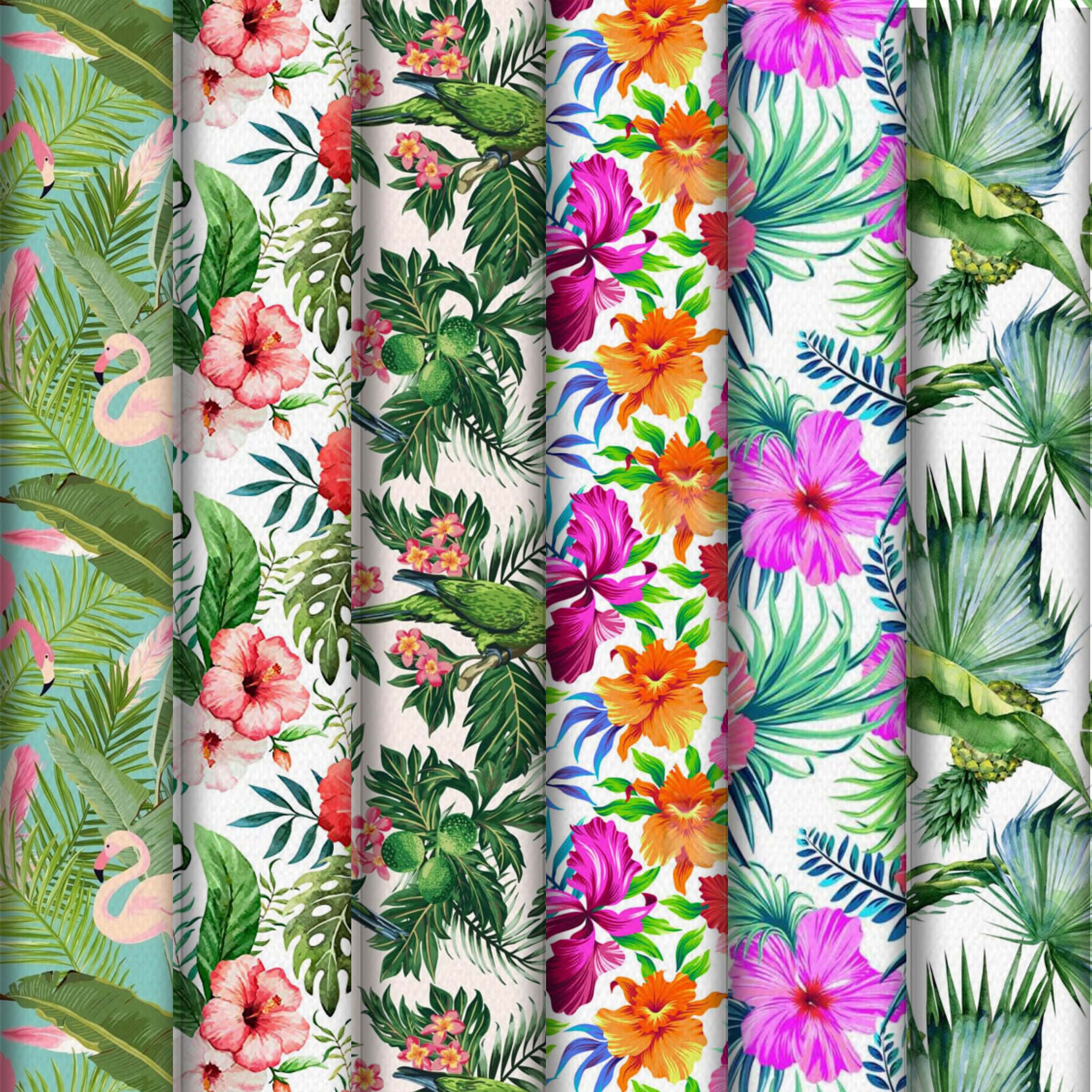 INSTANT Download/12 Digital Tropical Papers/printable Digital - Etsy
