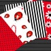 12 Ladybug Digital Papers/red Ladybug Papers/insects/sweet Ladybug ...