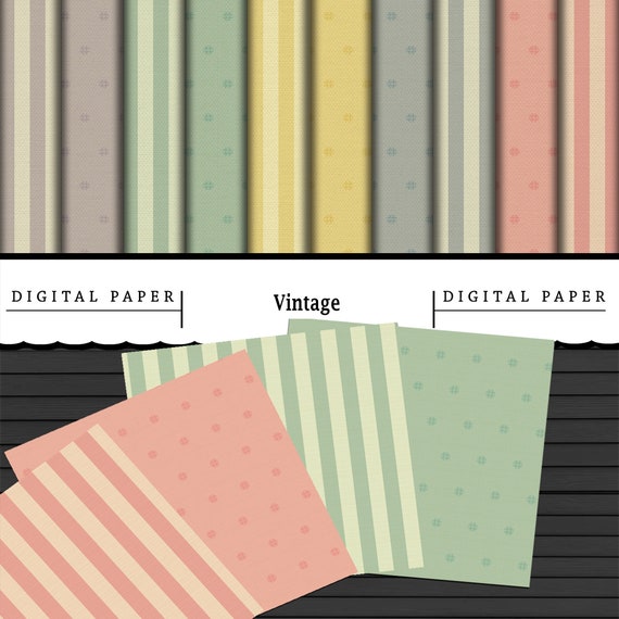 10 High Resolution Digital Printable Vintage Sheets for - Etsy