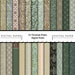 6 Victorian Days Wall Tile Papers/printable Digital Paper/scrapbooking ...