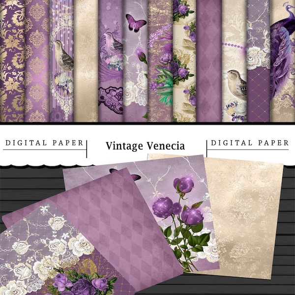 Printable Digital Paper - Etsy