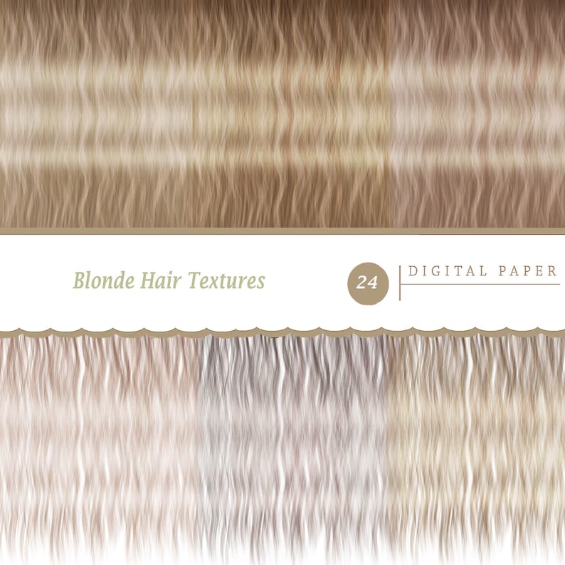 80 Wavy Hair Textures: 3D Modeling Builder Pack (digital Download) - Etsy