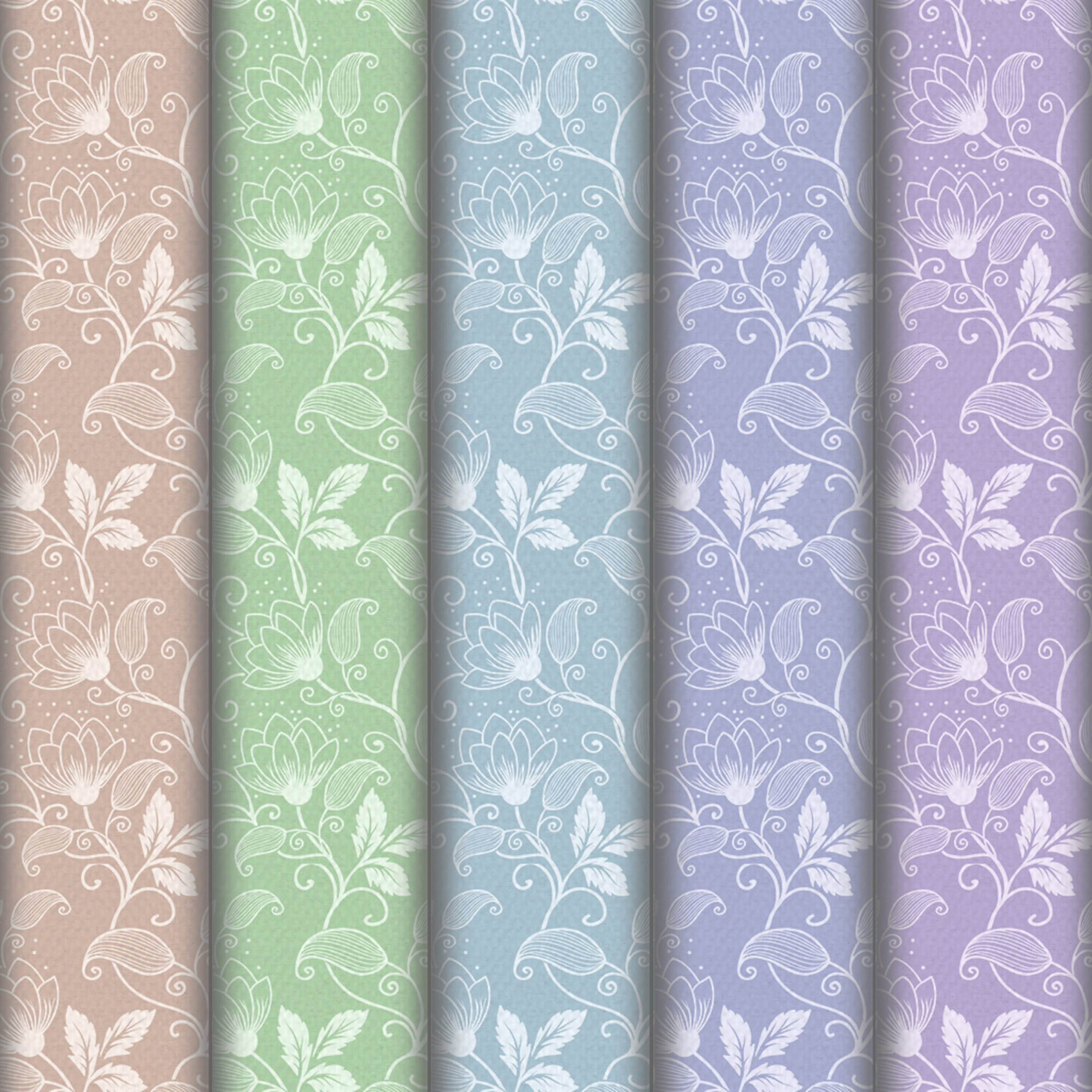 10 Printable Digital Floral Pastel Papers/printable Digital | Etsy