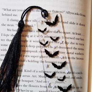 Bats and Stars Bookmark - Etsy