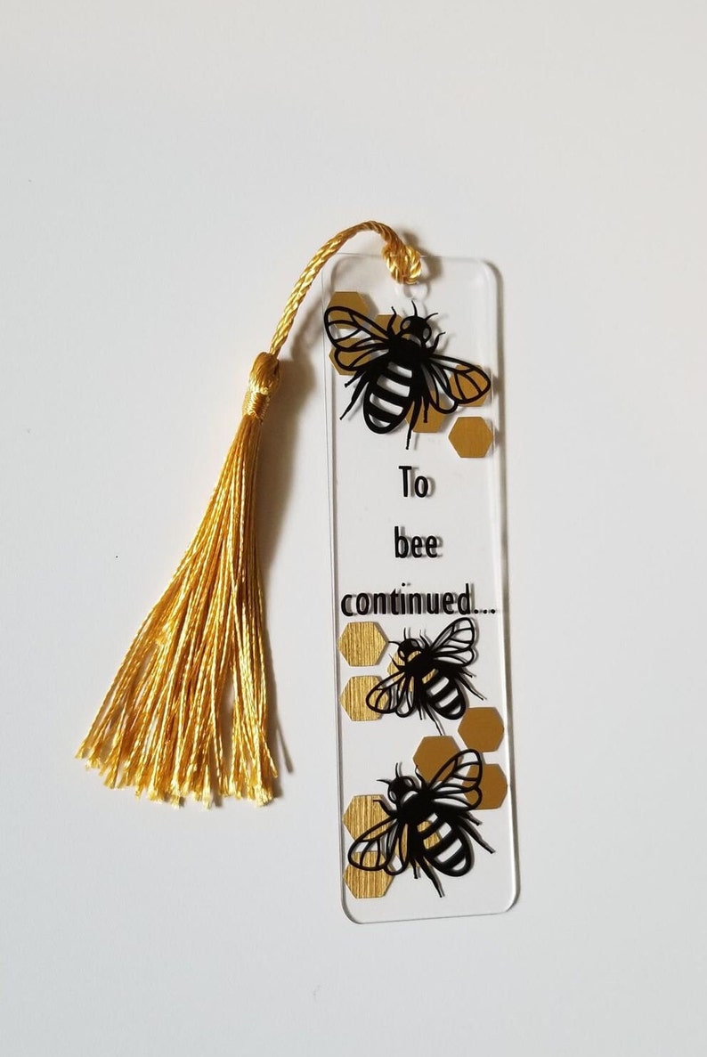 To Bee Continued Bookmark - Etsy