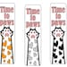 Time to Paws Bookmark - Etsy