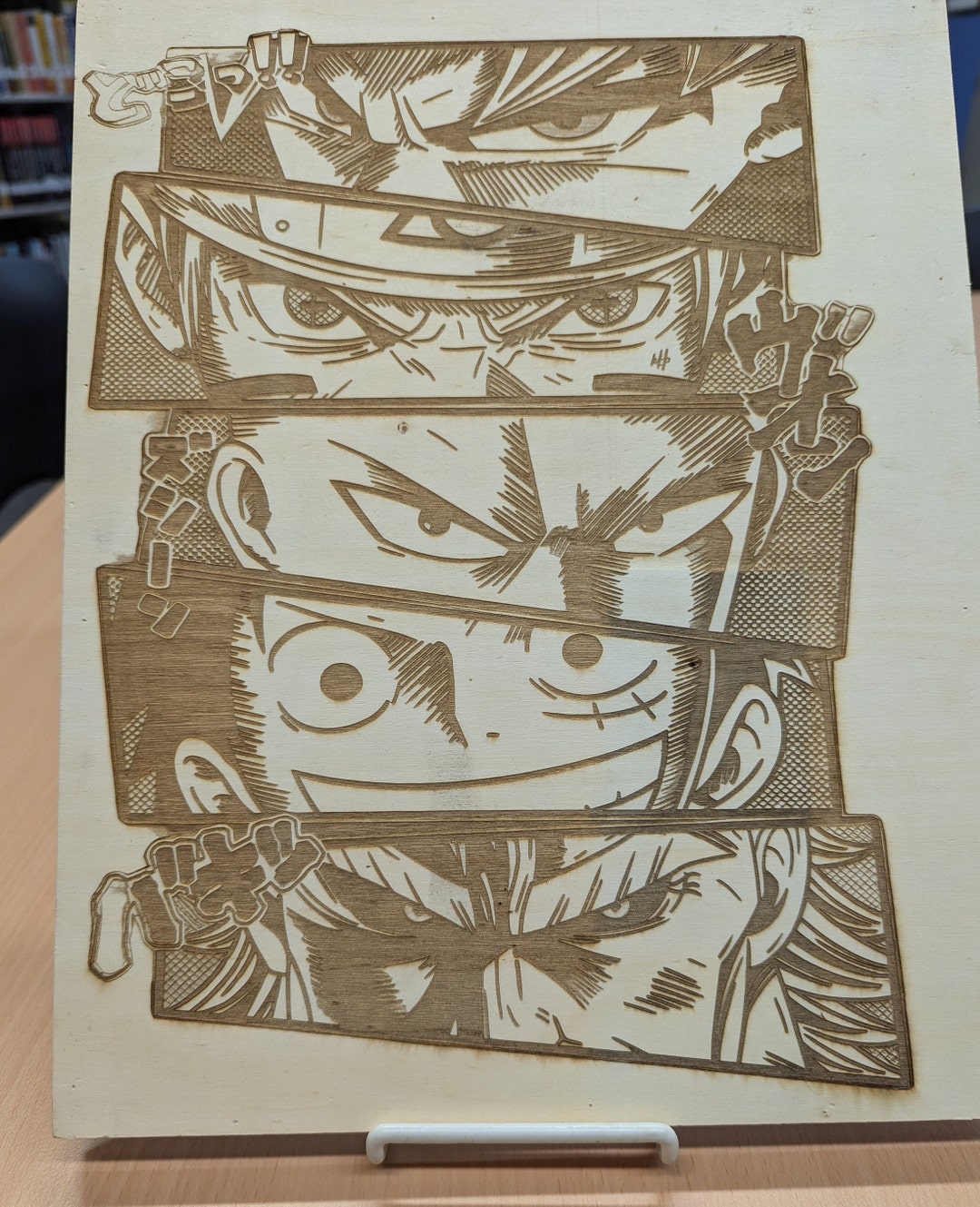 Anime Laser Engraved Wooden Wall Art 11x14 Inch - Etsy